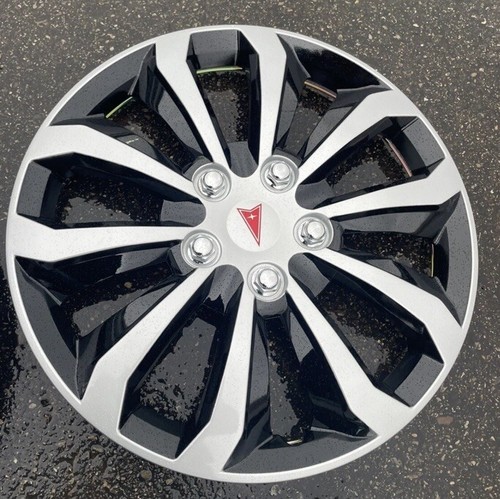 2003- 2010 Pontiac Vibe Set 4 Silver/ Black/red Spoke Hubcaps Mint-used ...