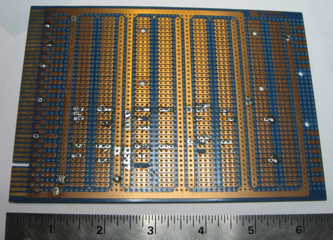 6-1/2" x 4-1/2" PCB Prototype Perf-Board Card Vero DIP Board 10-0145A ...