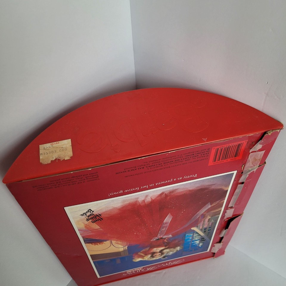 Vntg Barbie 1988 Happy Holidays Doll 1st Special Edition Mattel 1703 ...