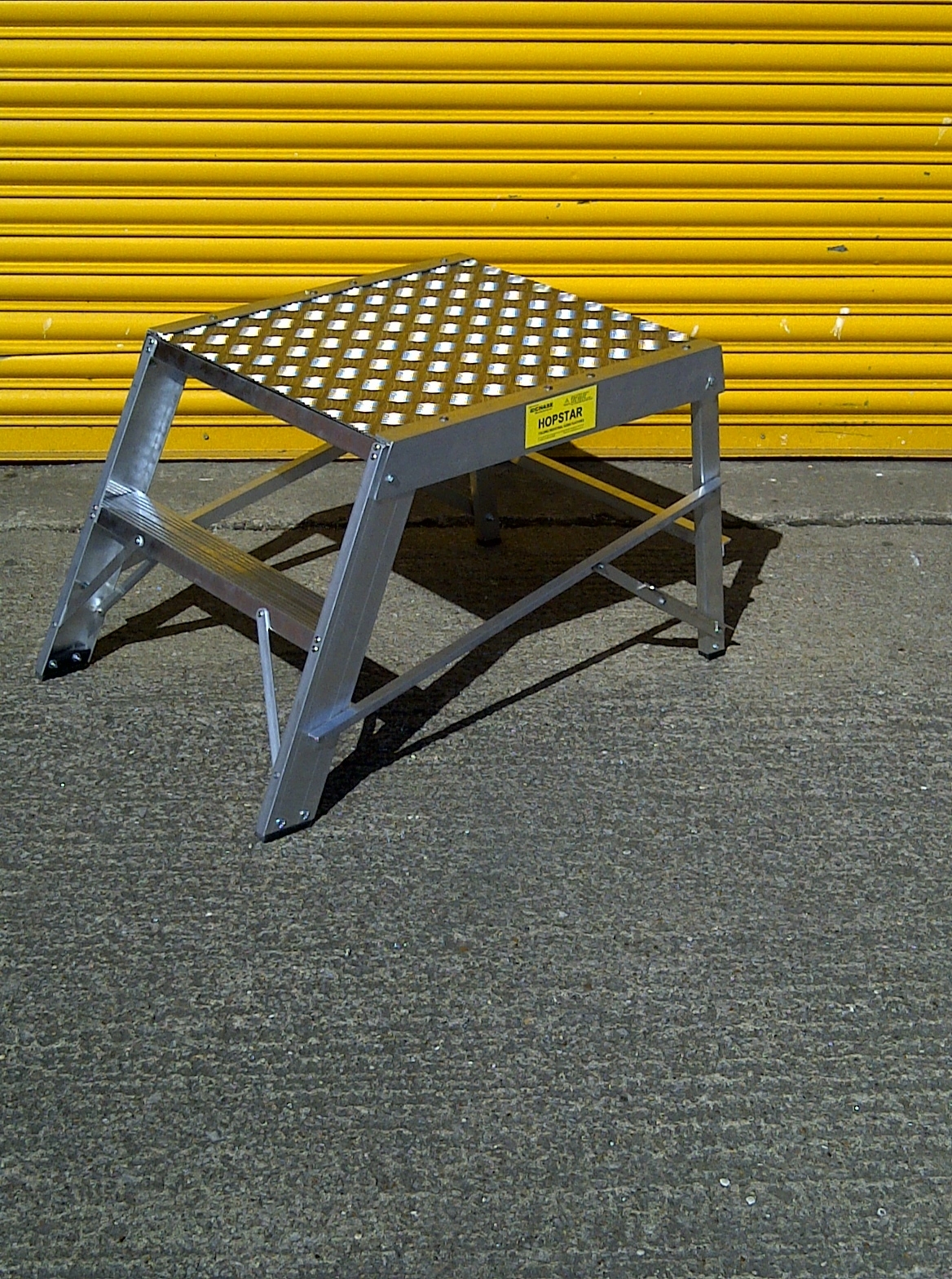 Hopstar Aluminium Folding Work Platform Bench Step Up Hop Up HEAVY DUTY ...