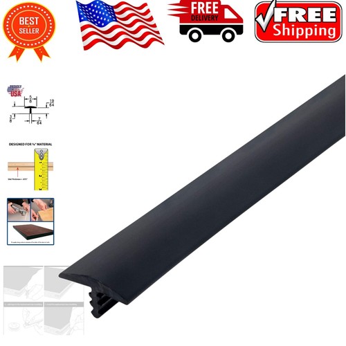 25ft T Molding for 5/8" Panels - Black Plastic Edge Protector for DIY ...