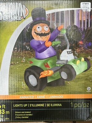 NEW 2016 Gemmy 6’ Monster ANIMATED HOTROD Lighted Halloween Airblown ...
