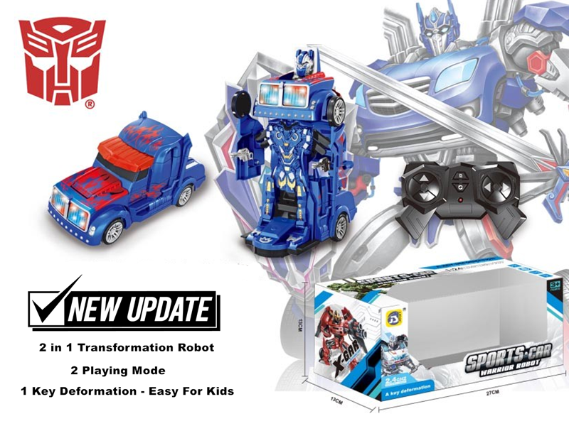 Remote Controlled Optimus Prime Transformers Die Cast Metal Action