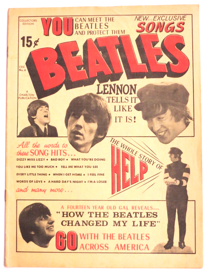 5 Vintage Beatles Magazines 1964-65 Photos, Stories, Kooky Captions ...