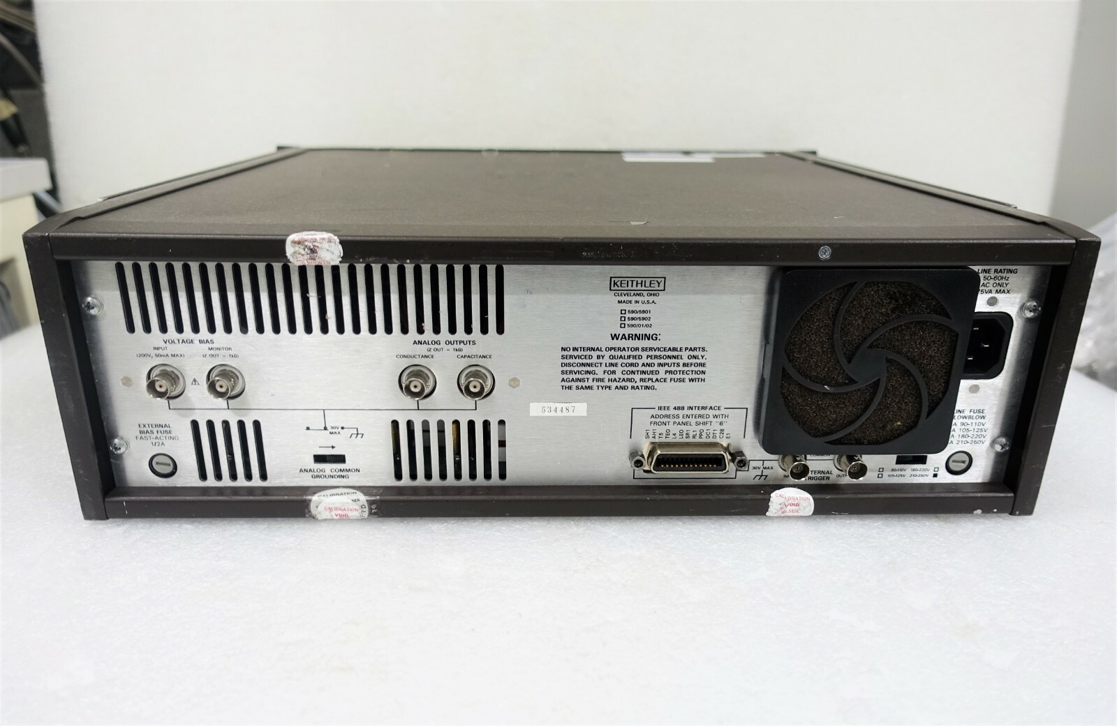 KEITHLEY 590 CV ANALYZER 590CV *POWERS UP SUCCESSFULLY* | eBay