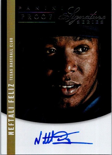 BB Neftali Feliz 2012 Panini Signature Series Proof Silver Signatures ...