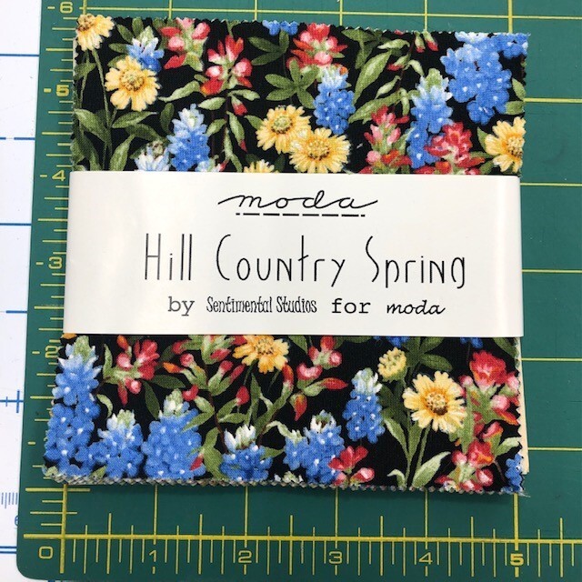 VINTAGE - Moda Hill Country Spring 5"x5" Squares - 22 qty. See ...