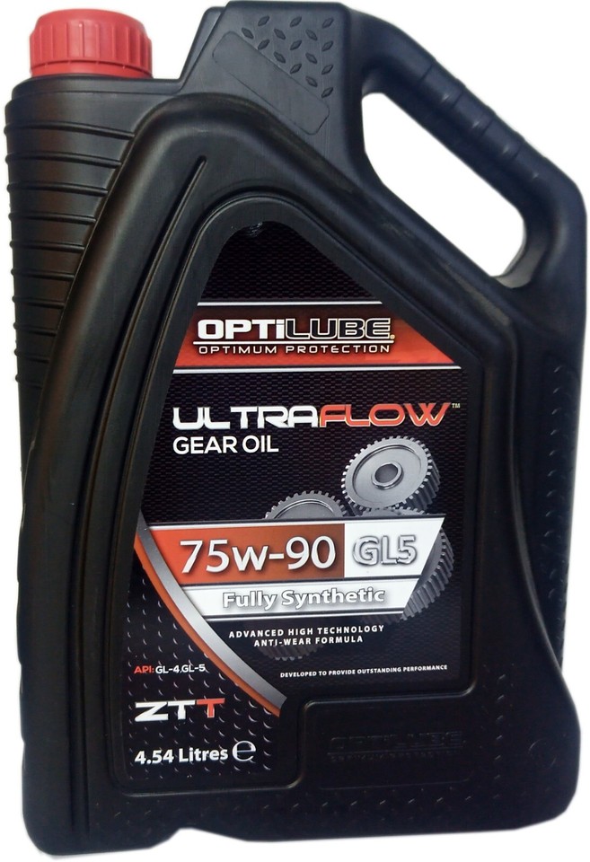 75W90 Fully Synthetic API GL-4 GL5 Gear Oil 4.54 Litres Optilube | eBay UK