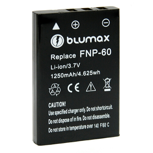 Batteria FNP60 NP-60 Ricambio pe SAMSUNG SLB-1037 SLB-1137 Digimax V10 ...