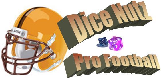 Dice Nutz Pro Football Tabletop Board Game CURRENT EDITION w/ 2024-25 ...