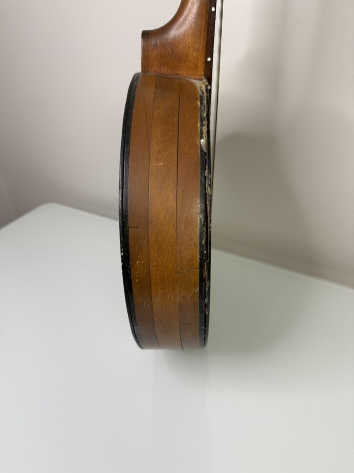 Antique Round Body Mandolin 8 String Restoration Project Instrument ...