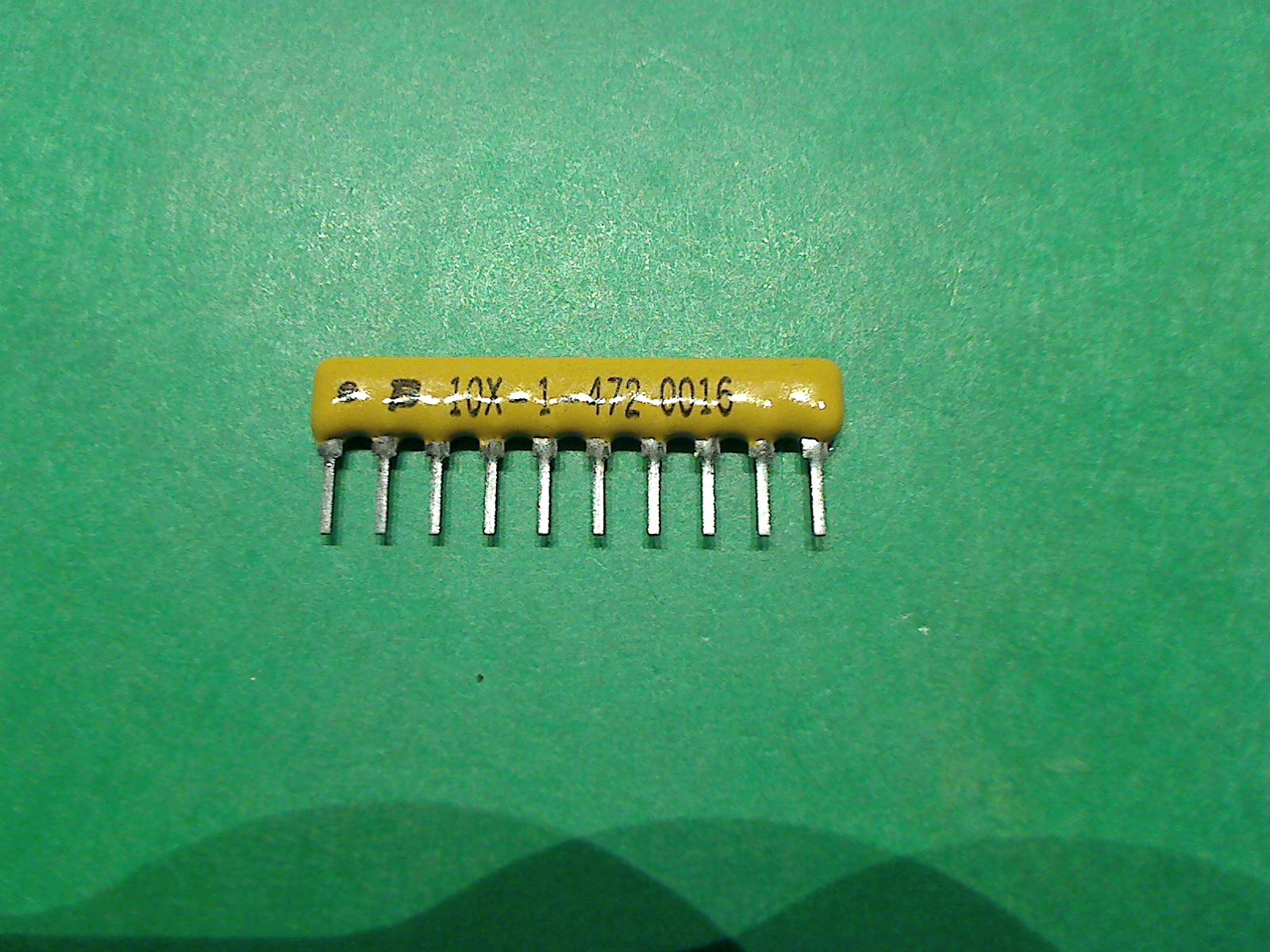 5pc, BOURNS 10X-1-472 10-PIN RESISTOR NETWORK SIP 4.7k 4700ohm | eBay