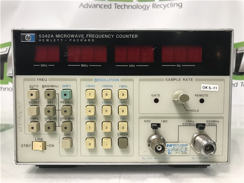 HP 5342A Microwave Frequency Counter 10Hz–18GHz Lab Instrument Power ...