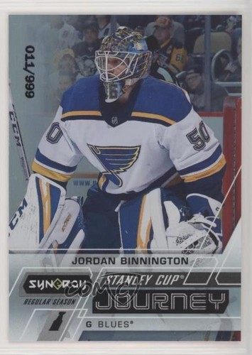 2020-21 Upper Deck Synergy - Stanley Cup Journey Jordan Binnington #CJ ...