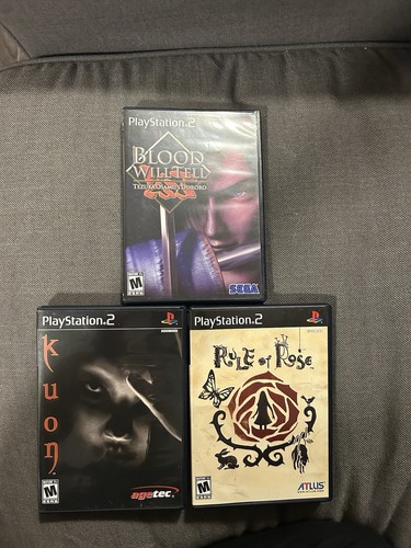 PS2 Horror Game Lot: Kuon, Rule of Rose, and Blood Will Tell - CIB | eBay