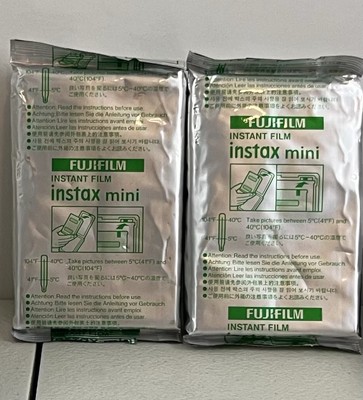 Lot Of 2 Fujifilm Instax Mini Instant Film Foil Packs Exp. 5/2019 | eBay