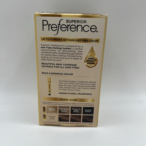 L'Oreal Paris Superior Preference Hair Color 5CB Medium Chestnut Brown ...