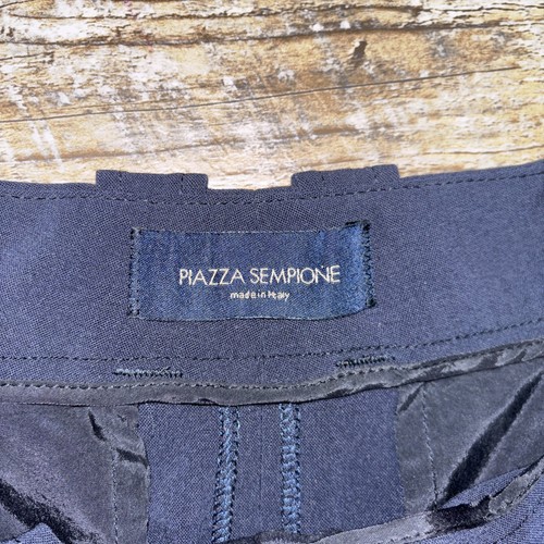 Piazza Sempione Navy Blue Wool Skirt Size IT 40 (US 4-6 Small) | eBay