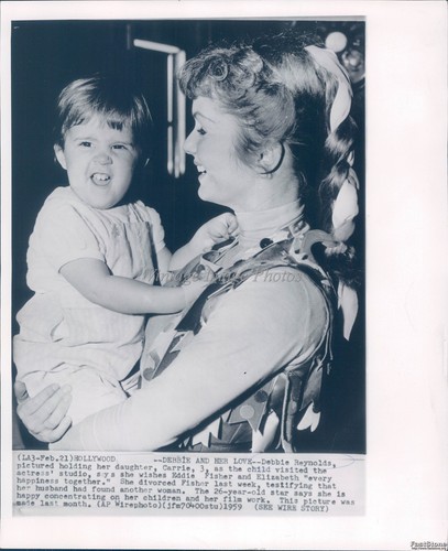 1959 Debbie Reynolds Daughter Carrie Child Actress Singer Film ...