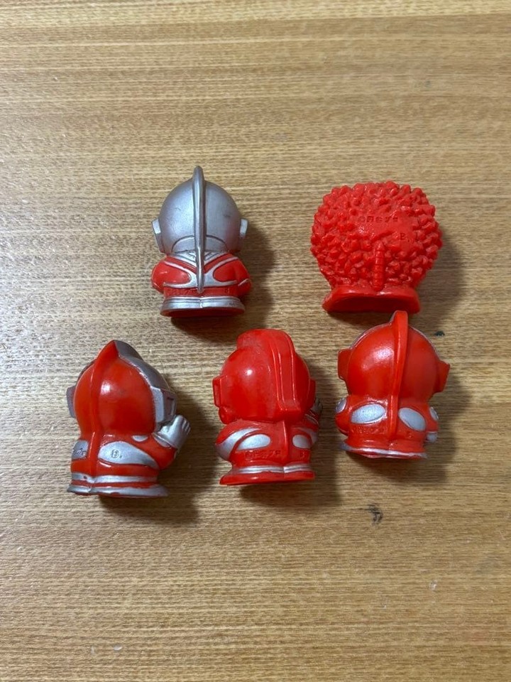 Ultraman Finger Puppets 5P Set Soft Vinyl Figures Japanese Tokusatsu | eBay