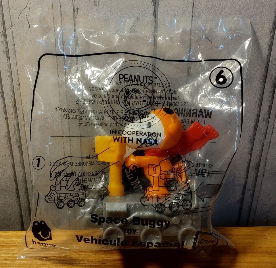 Snoopy On NASA Space Buggy Rover 2019 McDonalds Happy Meal Toy #6 | eBay