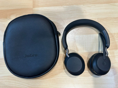 Jabra Evolve2 65 HSC110W Wireless Headset Headphones w/Case | eBay