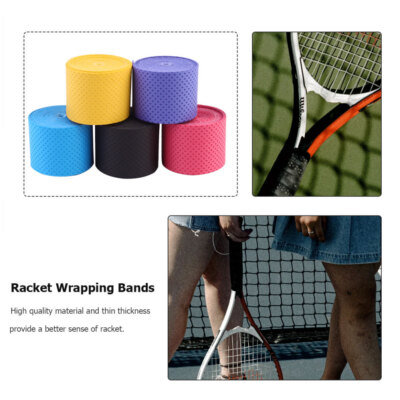 60PCS badminton grip Squash Racket Band Tennis Racket Grip Tape Tennis ...