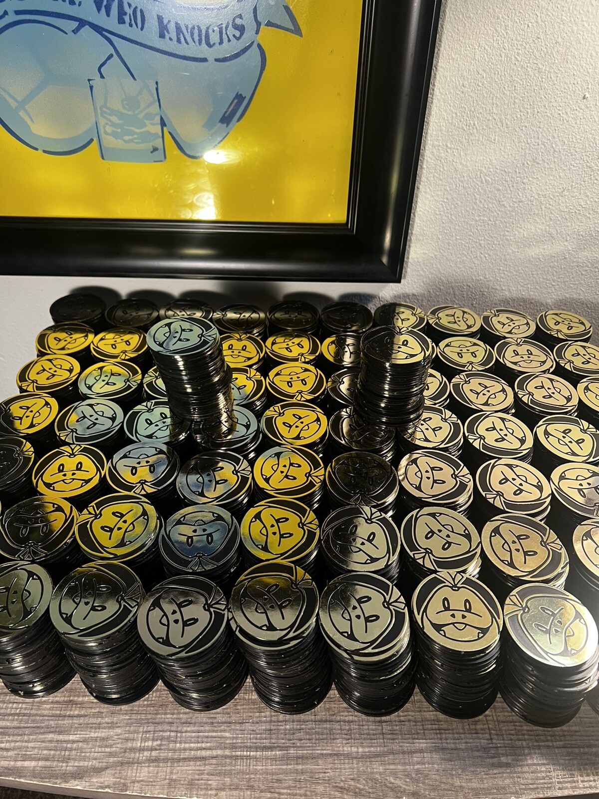 X227 Fuecoco Coin Collectible Pokemon TCG Cards Play Flip Coin LOT OF ...