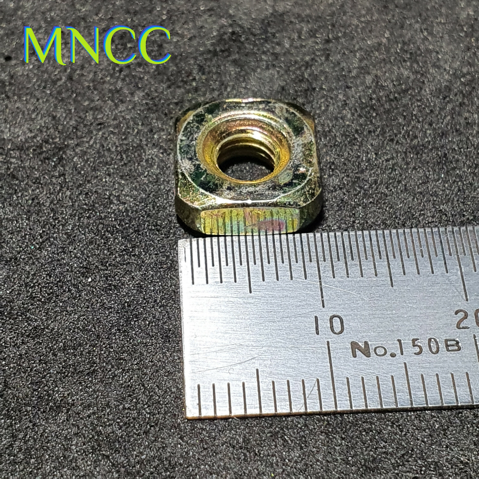 1~10pcs M5 Square Nuts, Track Nuts M5x11mmx4mm Yellow Zinc Plated ...