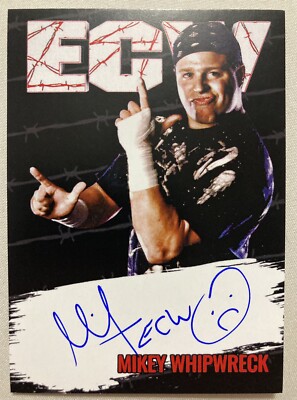 Mikey Whipwreck ECW auto card signed wrestling wwe WCW AEW | eBay