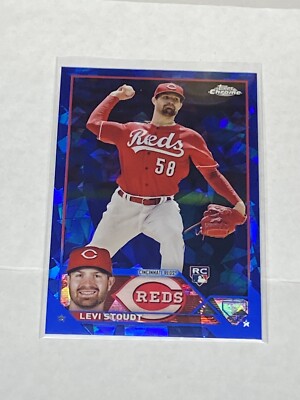 2023 Topps Chrome Sapphire Update - Levi Stoudt USCS174 REDS | eBay
