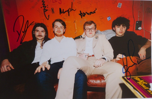 THE LATHAMS AUTOGRAPHED A4 PHOTOGRAPH. BY ALL 4 MEMBERS. | eBay