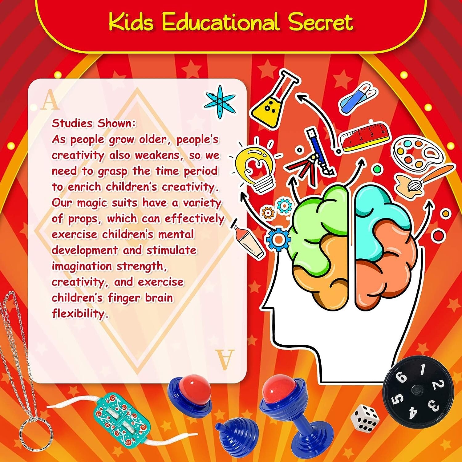 Heyzeibo Magic Kit for Kids Magic Tricks Games Toy for Girls & Boys ...