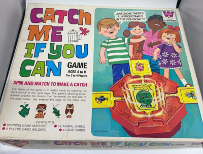 Catch Me If You Can Game Whitman 1970 Vintage Boxed Complete | eBay