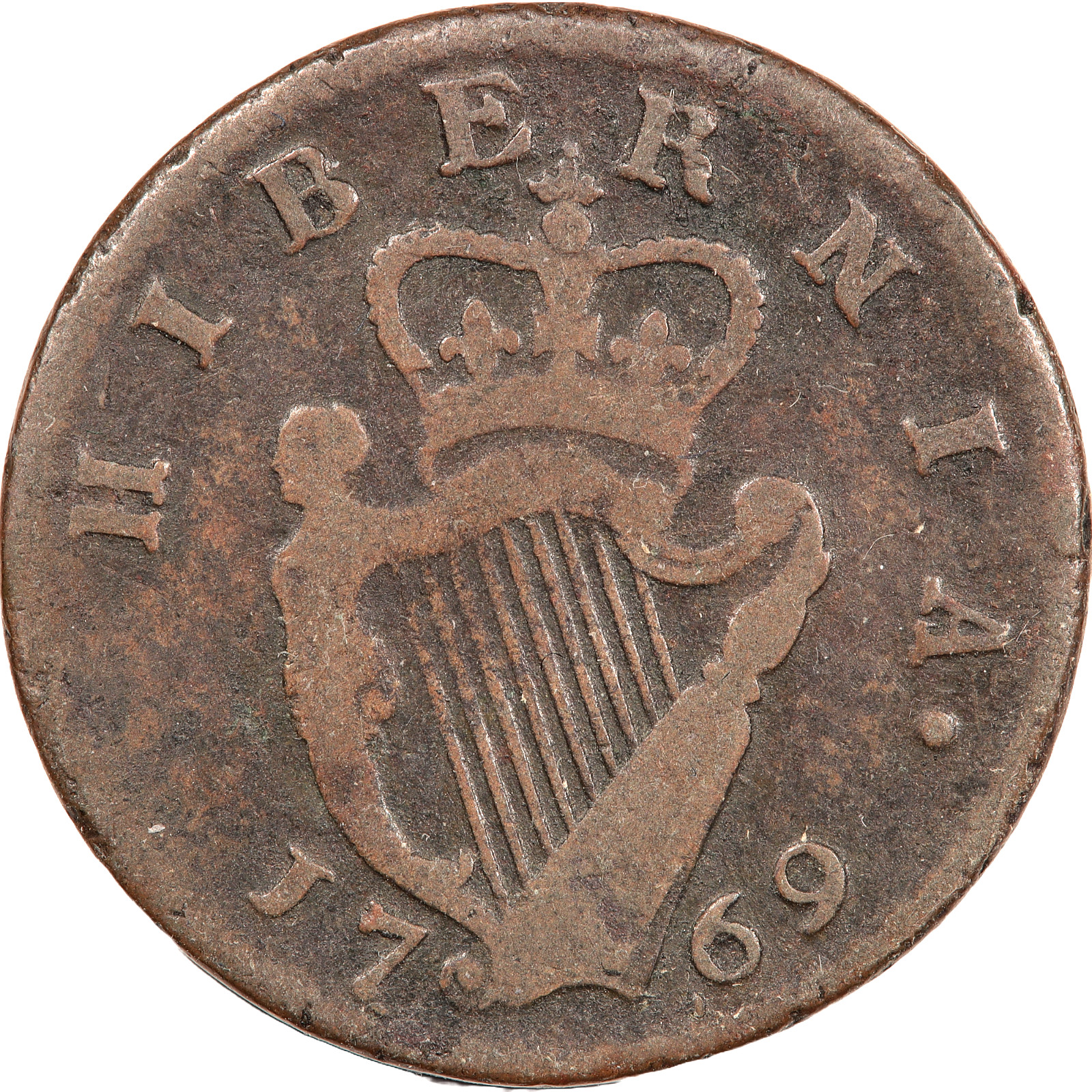 1769 GEORGE III IRELAND IRISH HIBERNIA | Grelly UK