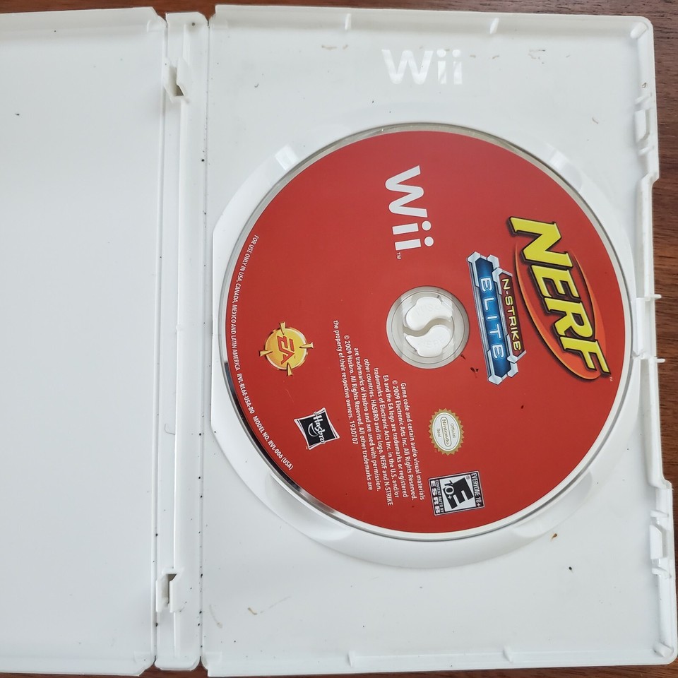 Nintendo Wii Nerf N-Strike Elite Video Game Complete No Manual Vintage ...