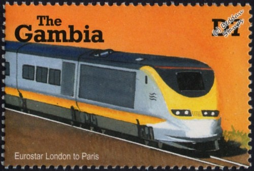 Channel Tunnel EUROSTAR Class 373 (SNCF TGV TMST) Electric EMU Train ...