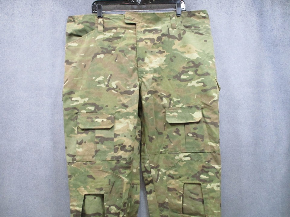 Tactical Cargo Combat Pants MultiCam Camouflage Men's XL Military Style ...