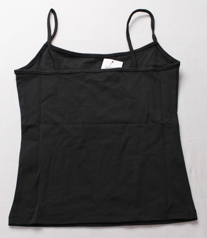 Cotton On Women's Hold Me Soft Scoop Cami Tank Top AC2 Black Small NWT ...