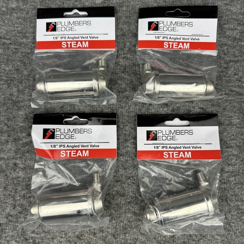 4ct! Plumbers Edge 1/8 in. IPS Steam Angled Radiator Vent ADJUSTABLE ...