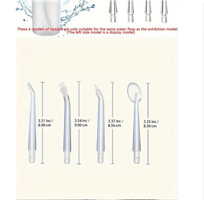 8PCS Set Dental Water Jet Orthodontic Replacement Tips Waterpik Oral ...