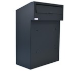 Rear Access Post Box for Gates and Fences W3-1 Large Capacity Steel ...