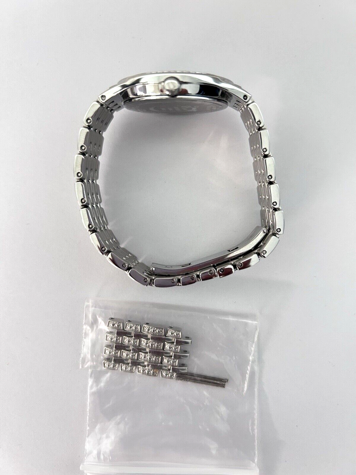 Bulova Phantom Women Watch Stainless Steel Pave Swarovski Crystal Model ...