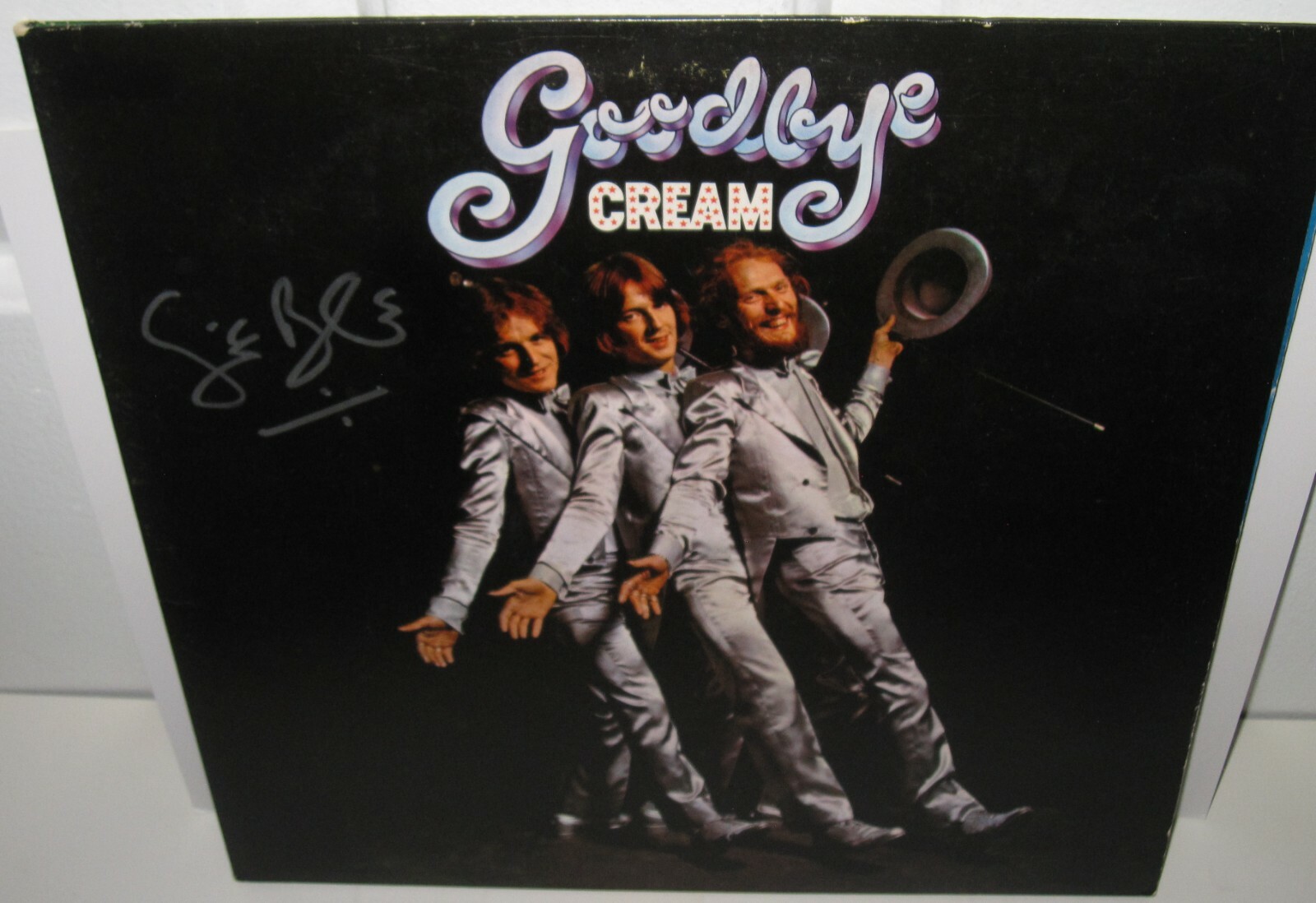 GINGER BAKER SIGNED GOODBYE CREAM ALBUM CLASSIC ROCK AUTOGRAPH BECKETT ...