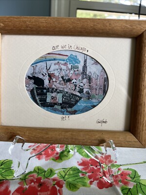 Goldfarb Wall Art Print “Are We In Chicago Yet” SIGNED Limited Edition ...