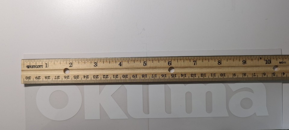 Okuma Sticker Decal Fishing Rod Reel Marlin Fly Gear Dorado | eBay