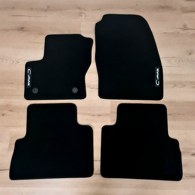 Car Floor Mats Velour for Ford C-Max Waterproof Black Carpet Rugs Auto ...