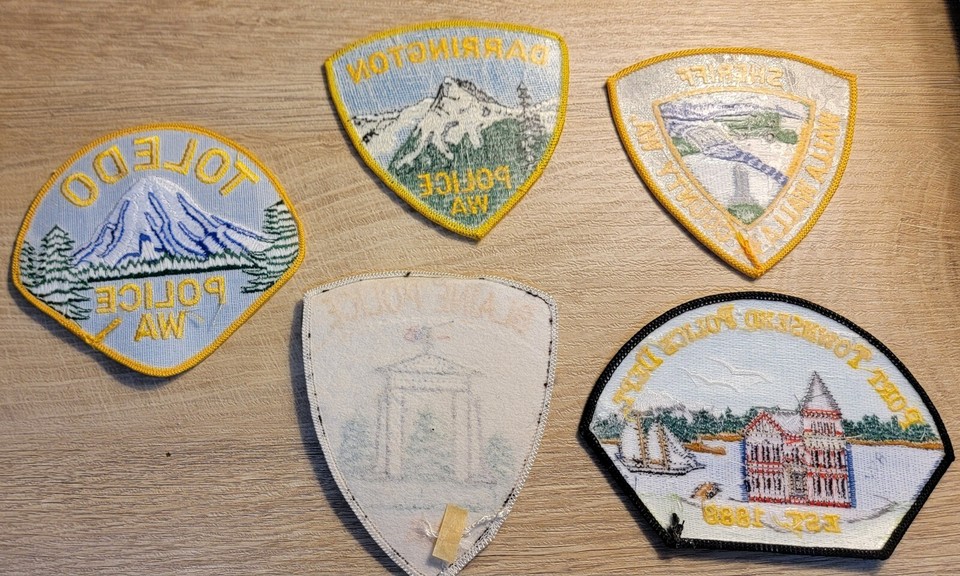 Vintage Washington Police Patch (LOT OF 5) | eBay