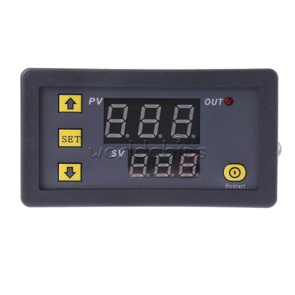 DC 24V Digital Temperature Controller K Type Thermocouple Sensor ...