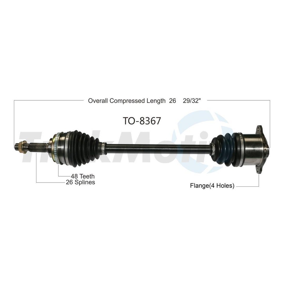Rear CV Axle Shaft CV Joint CV Half Shaft for Lexus RX300 3.0L AWD 1999 ...